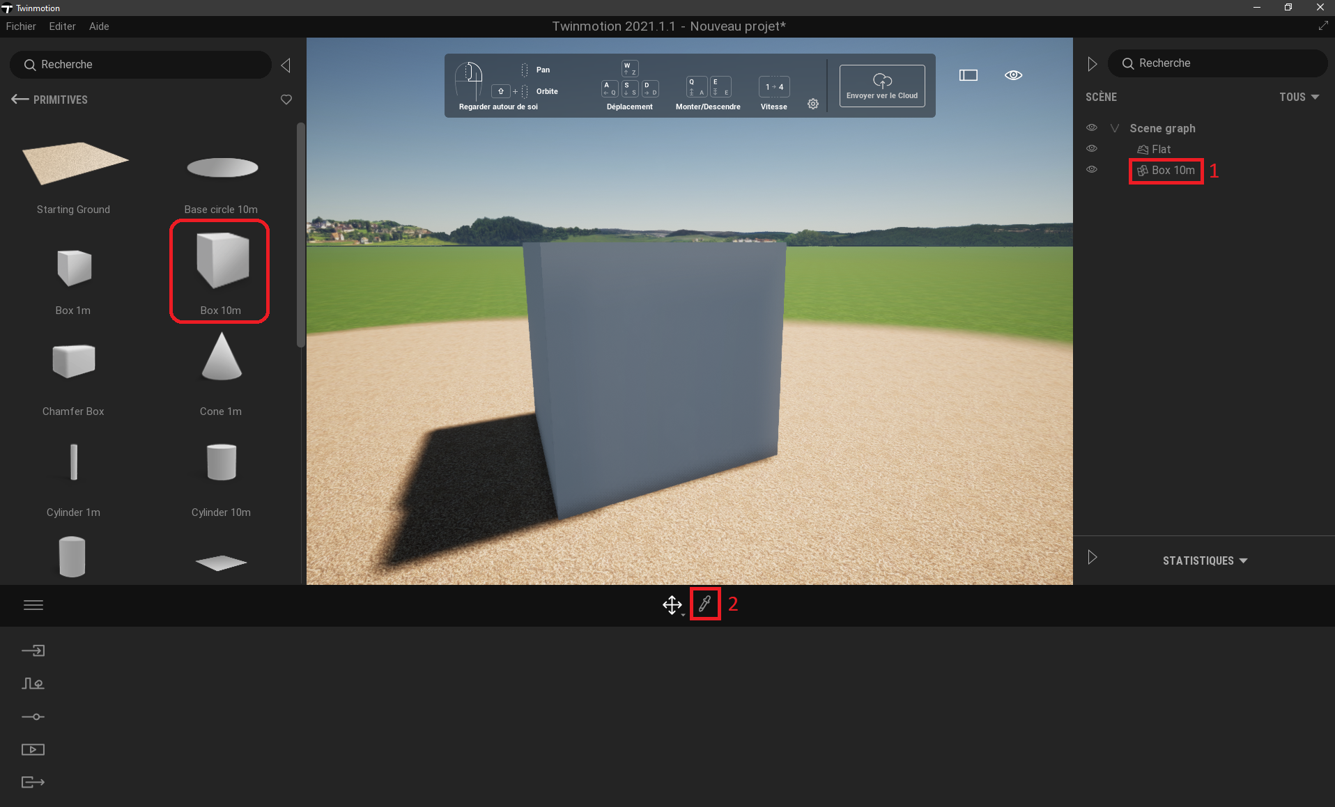 Twinmotion - Créer une texture transparente - AGOBIM