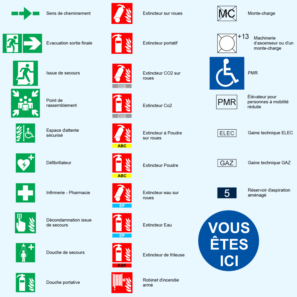 PACK Plans d'évacuation et d'intervention - AGOBIM