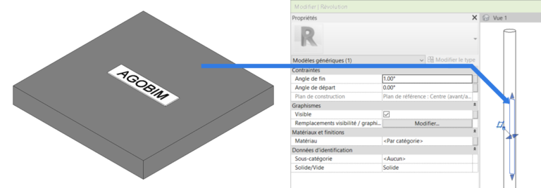 Revit - Rotation et révolution - AGOBIM